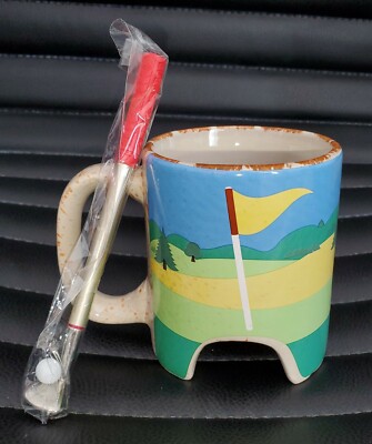 Golf Mug Tee Time Coffee Mug Tea Great Gift For Golf Lover Golfing | eBay