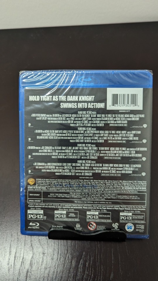 Batman 4 Movie Collection Blu-Ray Returns Forever Robin Keaton Kilmer ...