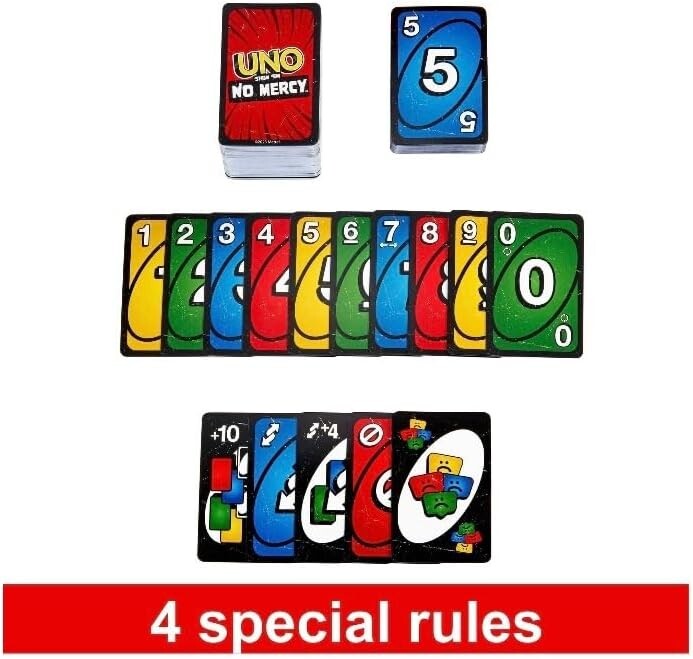 NEW! 2023 UNO Show 'Em No Mercy Card Game IN HAND! FAST SHIP!! TIKTOK ...