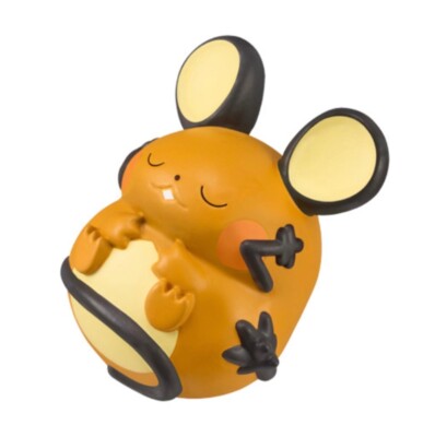 Pokemon Kids DEDENNE SLEEPING Finger Puppet Figure BANDAI Vinyl Toy ...