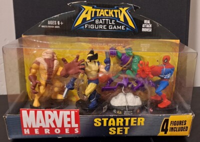 Hasbro Attacktix MARVEL HEROES STARTER SET Of 4 Figures | eBay