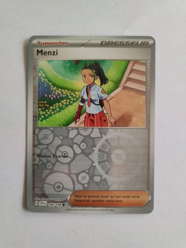 Carte Pokemon - Menzi Reverse 180/198 - Écarlate et Violet EV1 | eBay