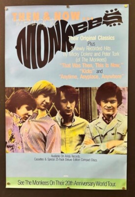The Monkees Then and Now 20th Anniversary World Tour RARE *Hollywood ...
