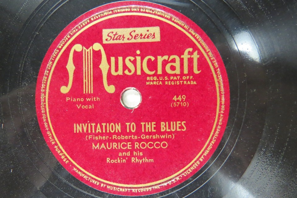 Maurice Rocco & His Rockin' Rhythm - MUSICRAFT ALBUM S5 - 4x78 RPM | eBay