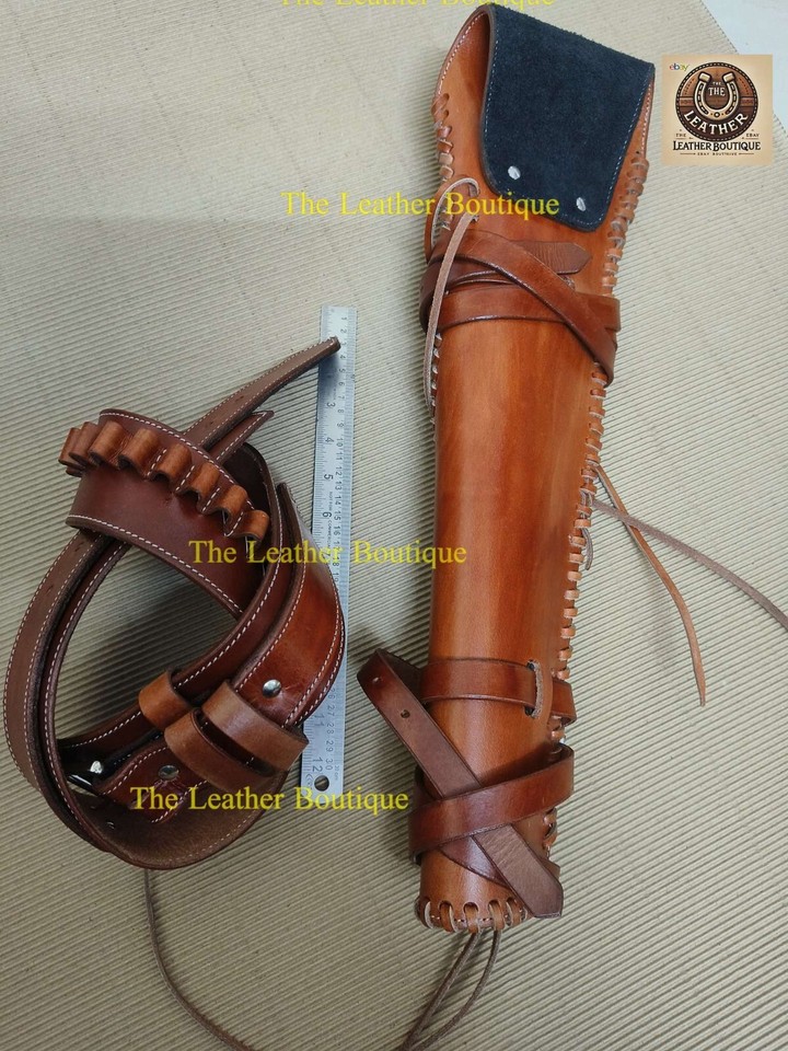Western Tanned Leather Leg Holster Fits Rossi Ranch Hand Henry Mares ...