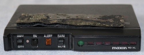 Vintage Maxon RD-XL Radar Detector Anti-Falsing Dual Superhetrodyne | eBay