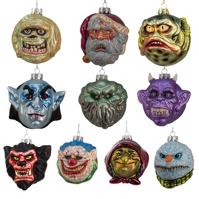 Len Simon Gorenaments Halloween Christmas Glass Ornament | eBay