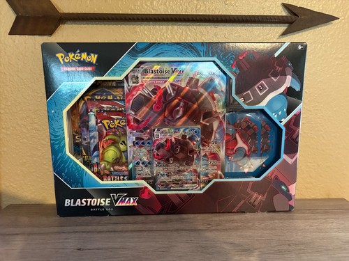 Pokémon TCG Blastoise VMAX Battle Box – Factory Sealed – 4 Booster ...