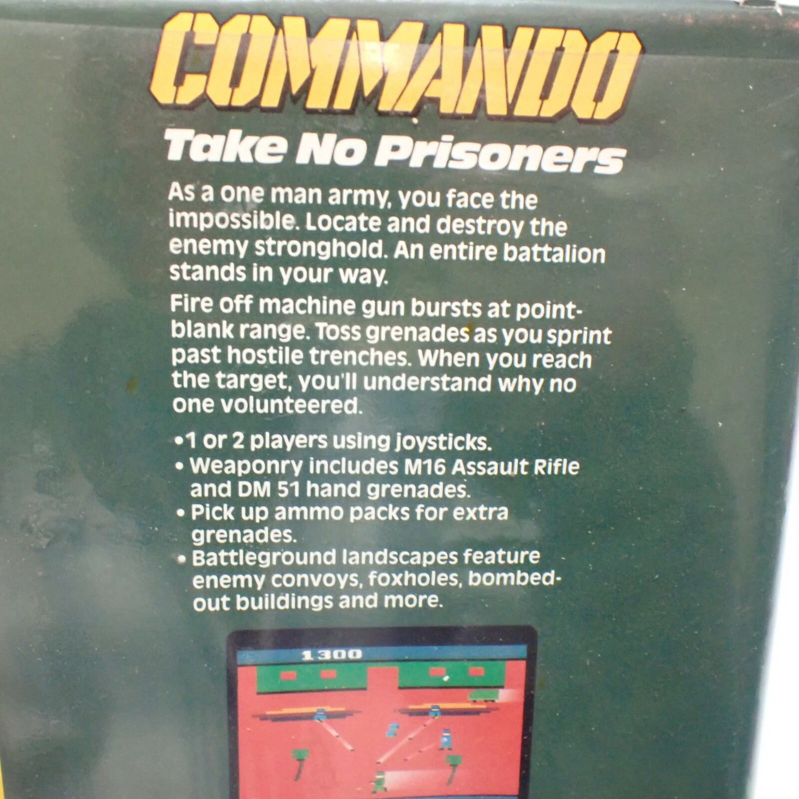 Commando - Atari 2600 Game Cartridge - Vintage w Case | eBay