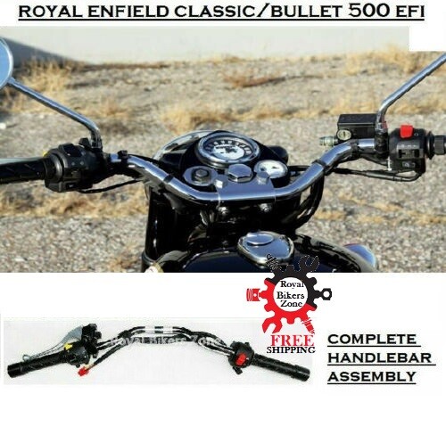 Royal Enfield Bullet Classic 500 EFI "Complete Handlebar Assembly" | eBay