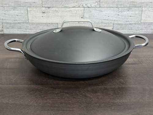 Calphalon 1380 Non Stick 10" Double Handle Paella Fry Pan Saute ...