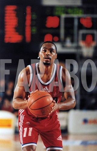 Photo de presse vintage Basketball,Milano,Melvin Booker,Années Ninety ...