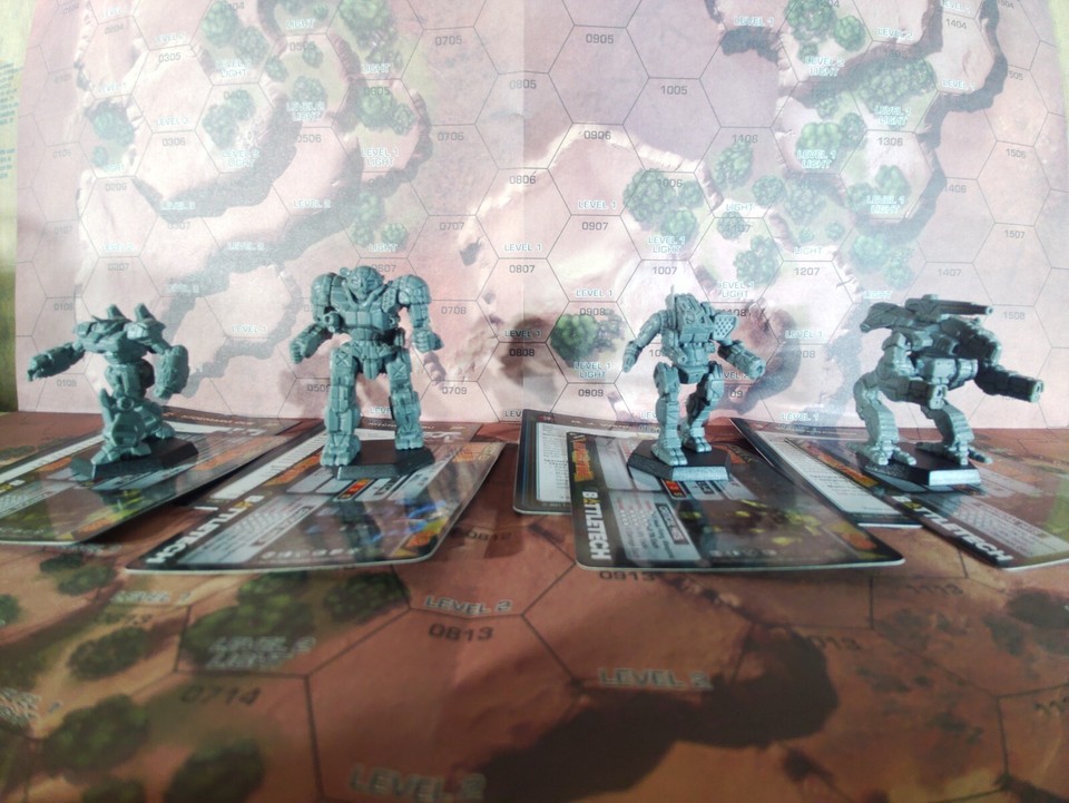 Battletech Inner Sphere Direct Fire Lance Orion Crusader Atlas Marauder ...