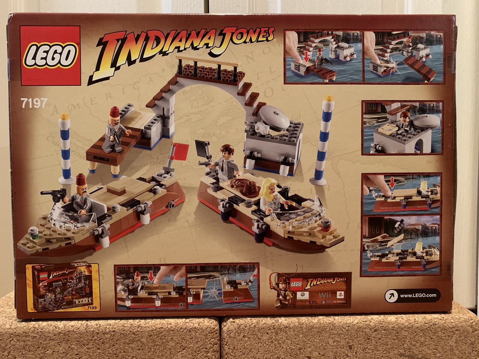 LEGO Indiana Jones 7197 Venice Canal Chase Retired Set New Sealed ...