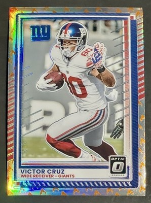 2025 Panini Donruss Optic Victor Cruz Fire Emoji #152 Giants SSP | eBay