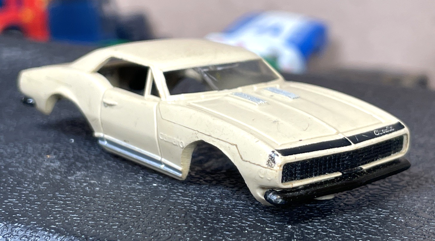 1967 Camaro SS beige #1368 AFX Aurora Slot Car Body fits Thunderjet ...