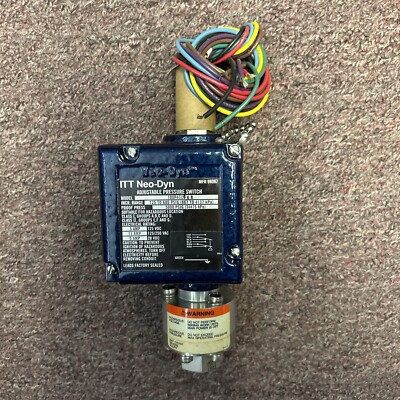 Pressure - Itt Adjustable Pressure Switch