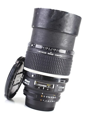 Nikon 135mm F2 D Defocus Image Control Prime Nikkor AF Autofocus Lens F ...