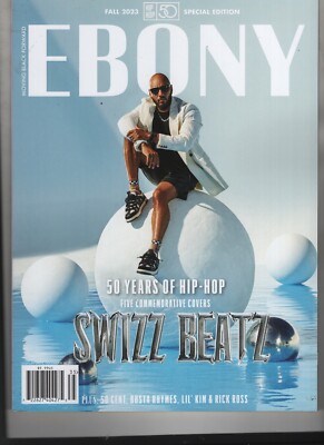 SWIZZ BEATZ EBONY MAGAZINE 2023 SPECIAL EDITION 50 YEARS OF HIP HOP | eBay