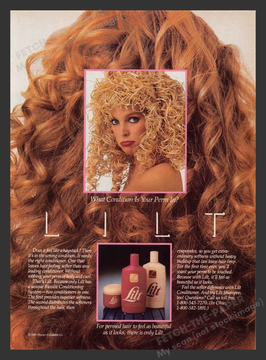 Curly Hair Product Advertisements