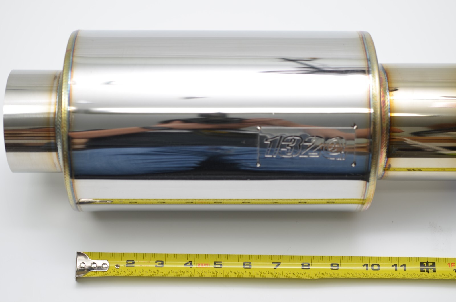 1320 Performance 304 Stainless Steel Burn Tip Muffler N1 HI-Power 3.5 ...