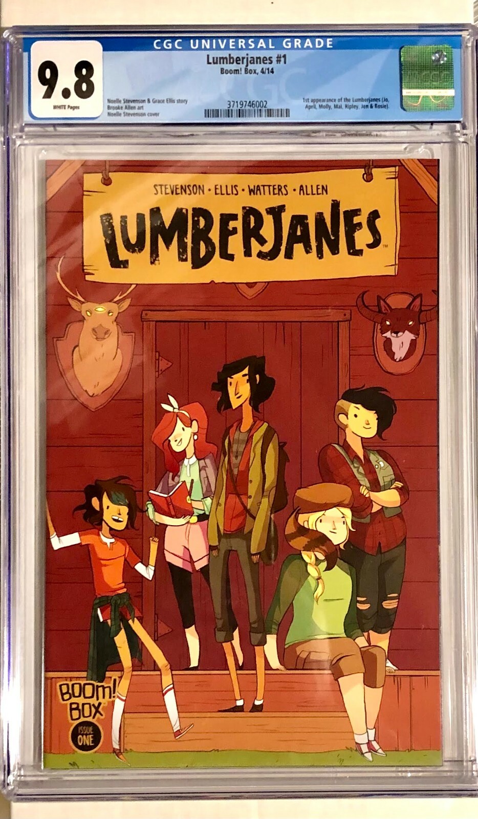 LUMBERJANES #1 CGC 9.8 BOOM! Box Noelle Stevenson Ellis 1st appearance ...