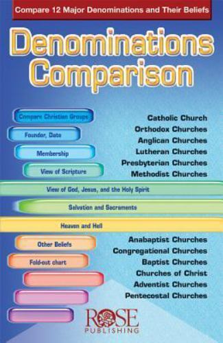 Denominations Comparison Chart : Denominations Comparison Pamphlet ...