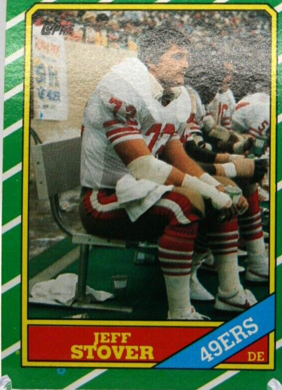1986 Topps Jeff Stover #164 San Francisco 49ers Card | eBay