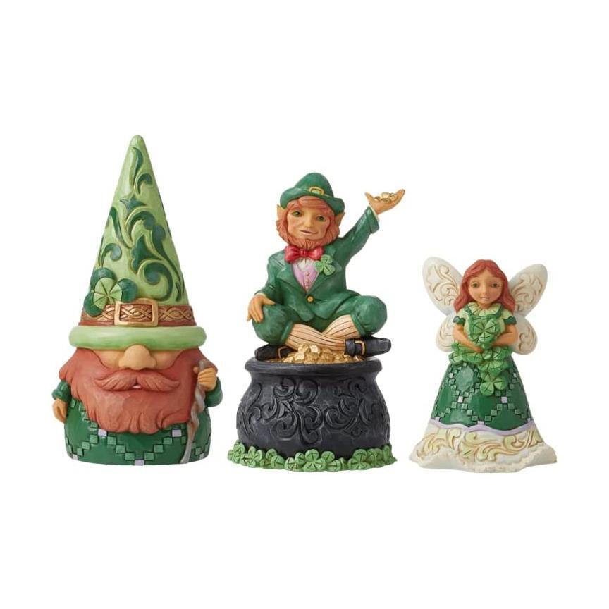 Jim Shore Irish Bundle of 3 Fairy, Gnome, Leprechaun 4063259 | eBay