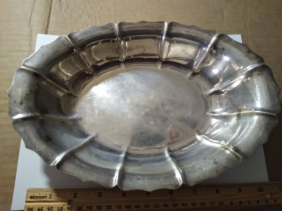 Sterling Silver Oval Serving Bowl. No. 766. | eBay