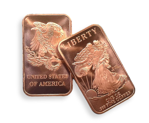 Collector Set of 20 1 One Ounce Walking Liberty Copper Bars 999 Pure ...