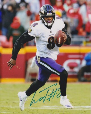 Lamar Jackson Signed Autograph 8X10 Photo Baltimore Ravens | eBay