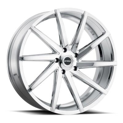 20 inch 20x8.5 Strada SEGA CHROME wheels rims 5x120 +15 | eBay