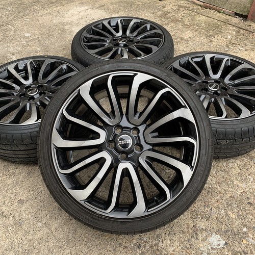 GENUINE RANGE ROVER TURBINES 22 INCH VOGUE CK5M-1007-AB ALLOY WHEELS ...