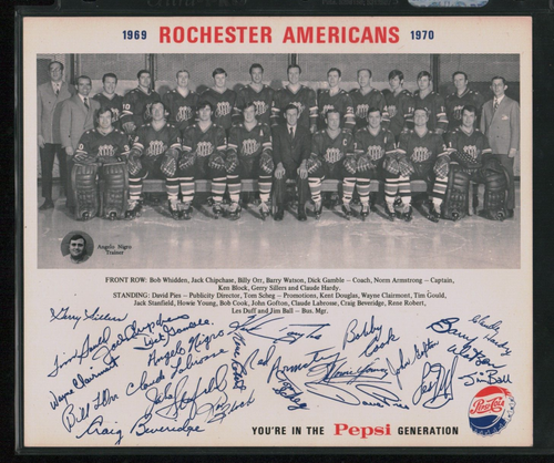 1969-70 Rochester Americans AHL Team Picture (402086) | eBay