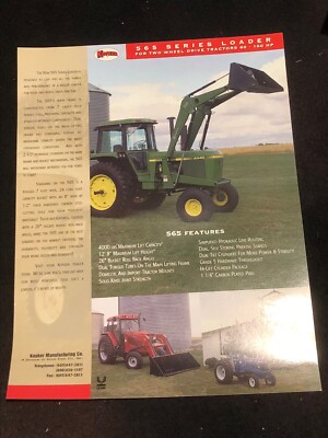 Koyker 565 Series Loader Brochure New | eBay