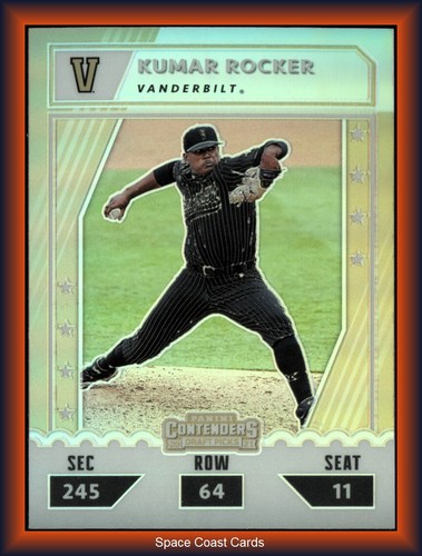 KUMAR ROCKER 2021 Contenders Draft Picks College Ticket Prospect Prizm ...