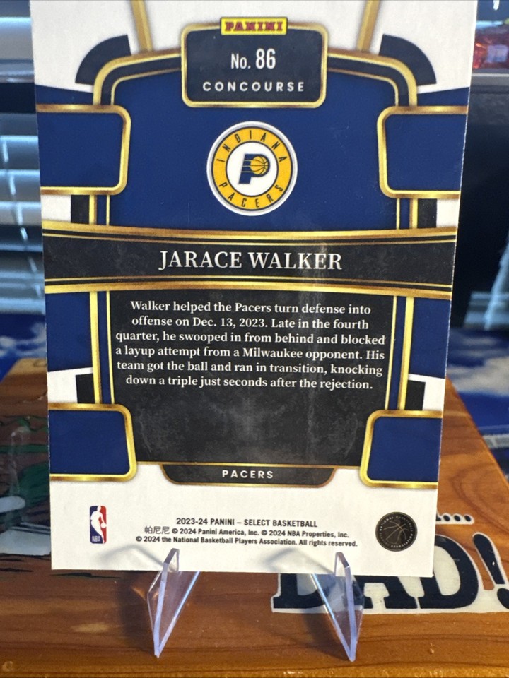 2023-24 Select Concourse RC #86 Jarace Walker Indiana Pacers | eBay