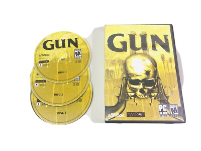 Gun Activision Neversoft Pc Game Disk 1-3 47875329713| eBay
