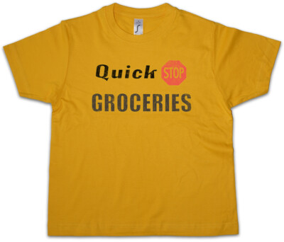 QUICK STOP GROCERIES Kinder Jungen T-Shirt Clerks Grocery Logo Company ...
