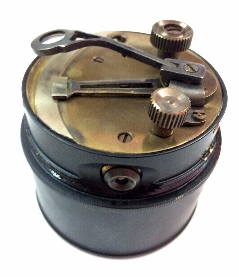 Antique Maritime Brass Pocket Sextant Nautical Army SHIP DRUM WORKING ...