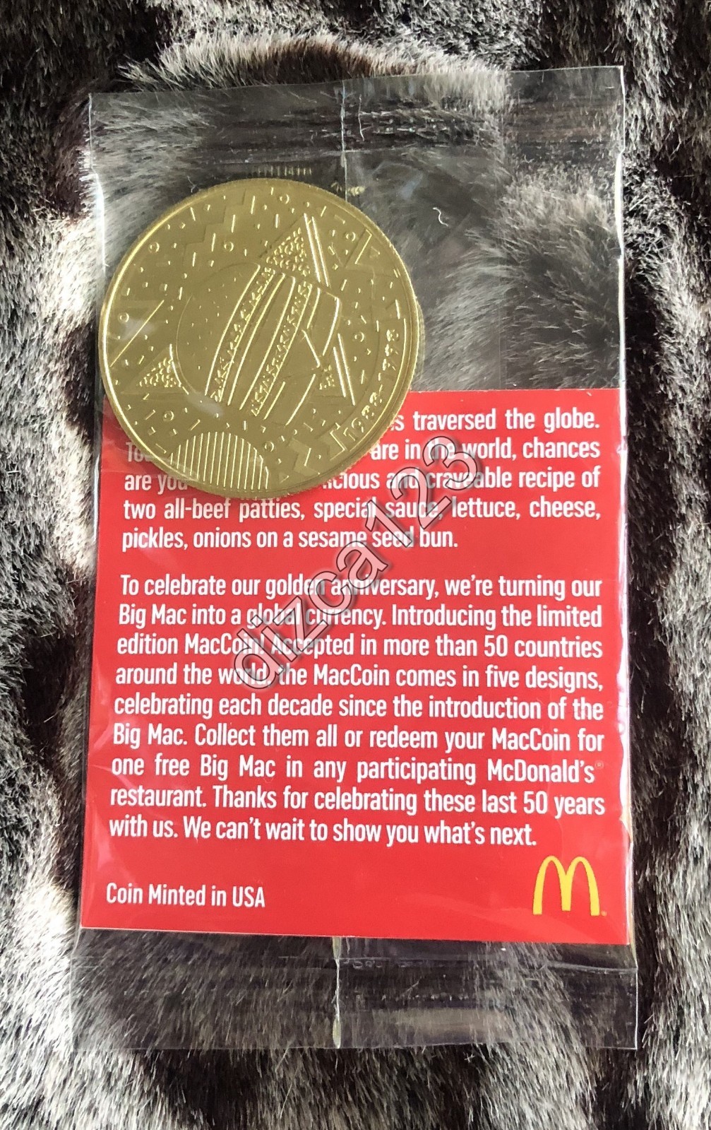 McDonalds Big Mac Coin 50 Years Of Big Mac Anniversary Multiple Years ...