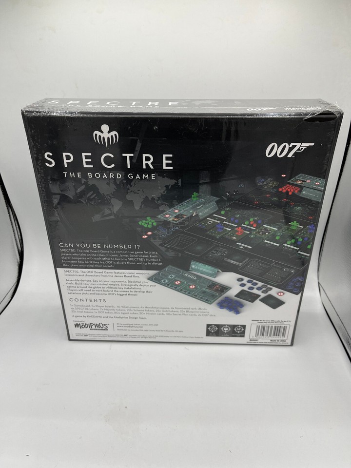 JAMES BOND 007 Spectre The Board Game - Modiphius MUH007 - New SEALED ...