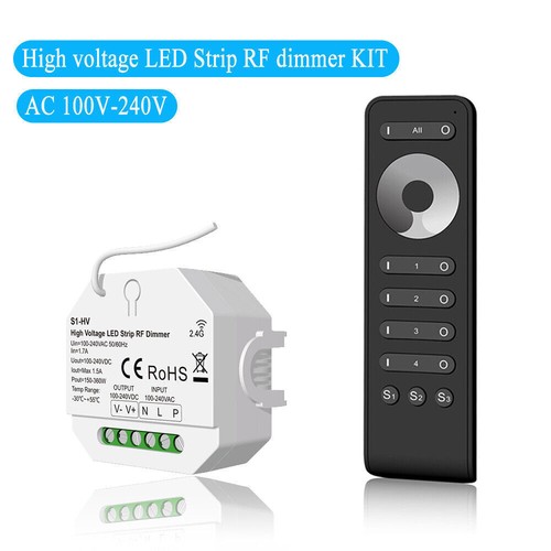 110V 220V 360W High Voltage LED Dimmer Controller AC Push Switch 2.4G ...