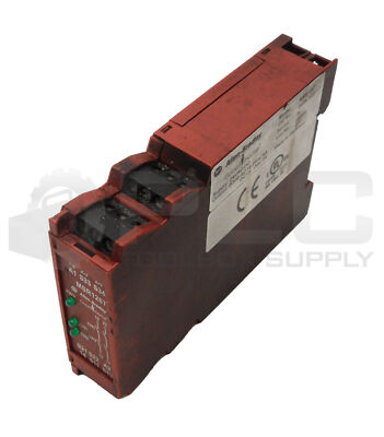 ALLEN BRADLEY 440R-N23117 SER A GUARD MASTER SAFETY RELAY 24VAC/DC ...
