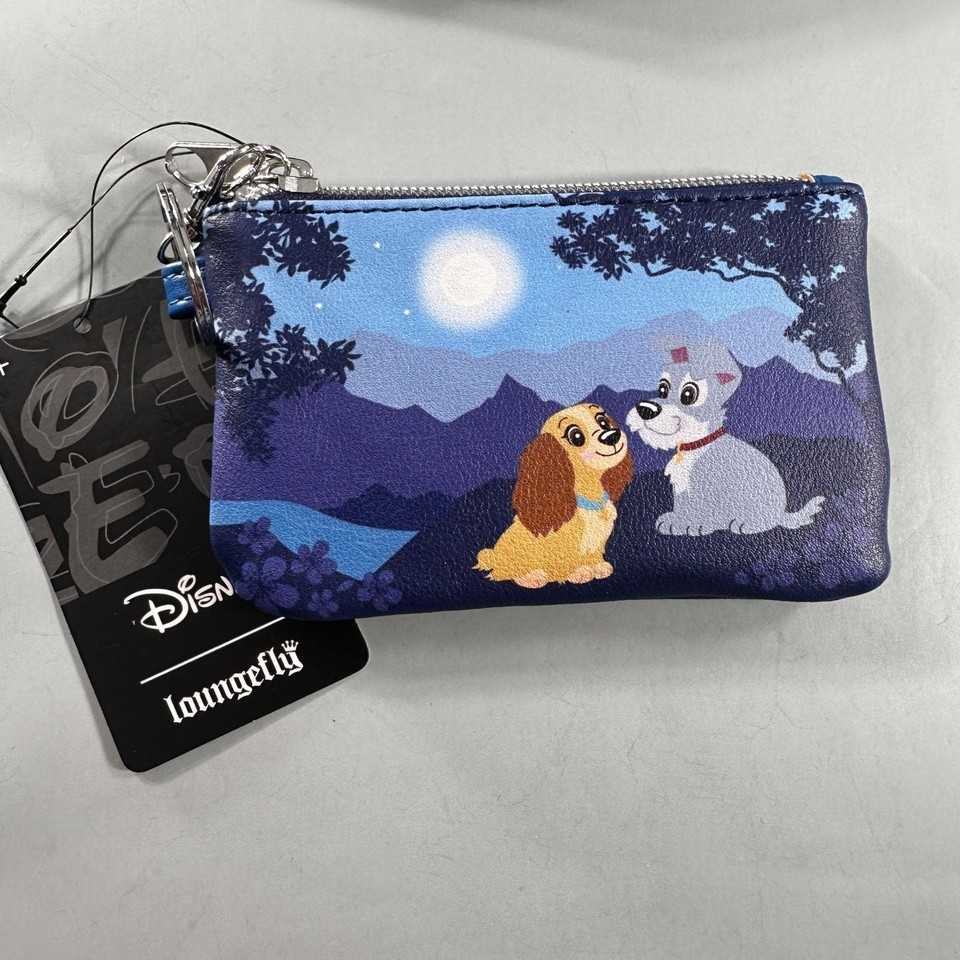 Loungefly Disney Lady Tramp Wallet Moonlight Stroll Dog Accessories | eBay