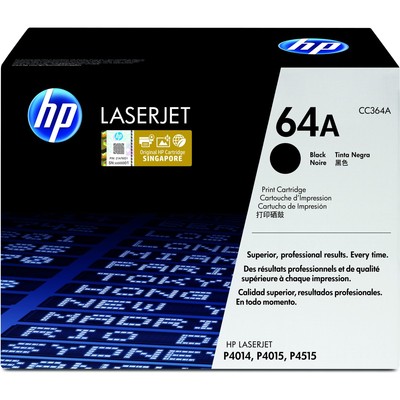 HP 64A Black Original LaserJet Toner Cartridge 10000 pages Black 1 pcs ...