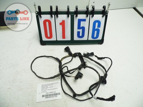 10-13 MERCEDES E63 W212 AMG REAR BACK UP SENSOR SENSORS HARNESS PARK ...
