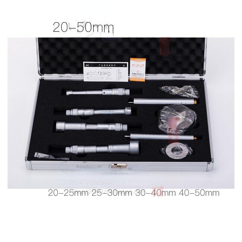Three-points inside micrometers set,6-12mm,12-20mm,20-50mm,50-100mm | eBay