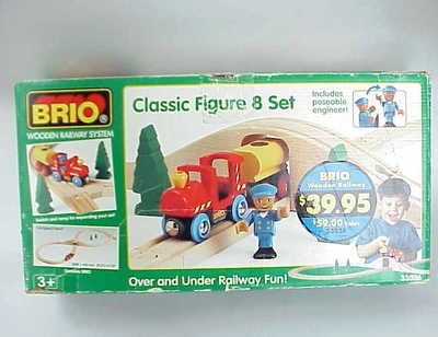 Vintage Brio Wood Toy Train Set/ Wooden Railway System | eBay